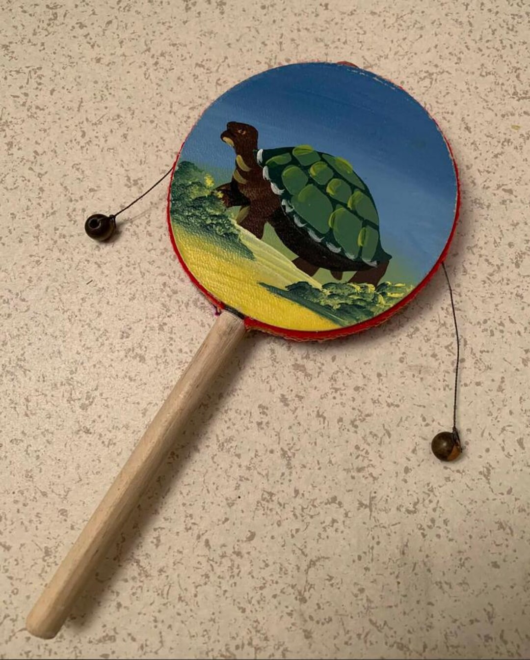 Folk Art Hand Painted Hand Drum - Turtle - Made in Peru - Etsy