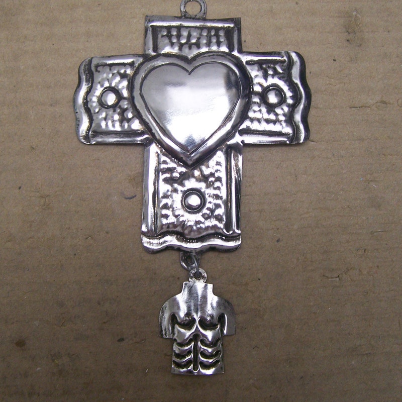 Wooden Cross Milagros - Etsy