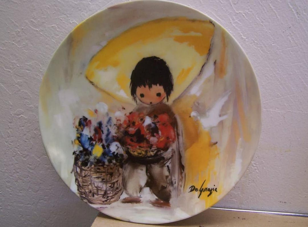 De Grazia "the Gentle White Dove" Plate Degrazia 1988 Knowles - Etsy
