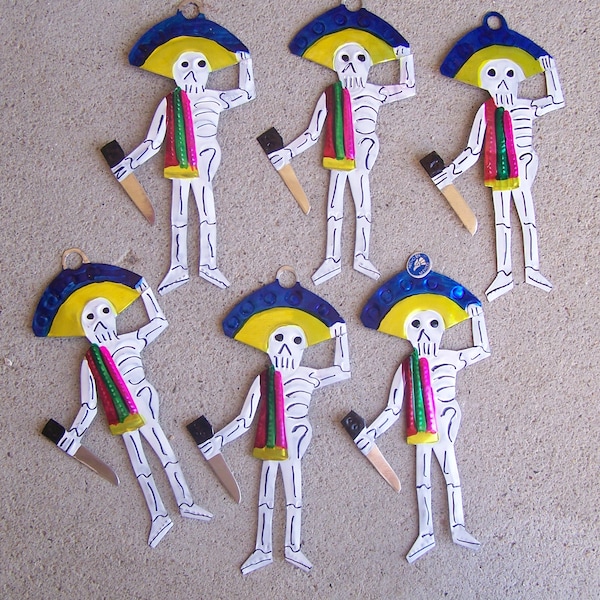 Mexican Tin Skeleton - Etsy