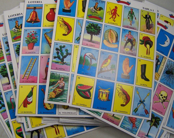 10-board Traditional Original Mexican Loteria Bingo Game Don Clemente ...
