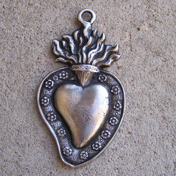 Sacred Heart Ex Voto - Etsy