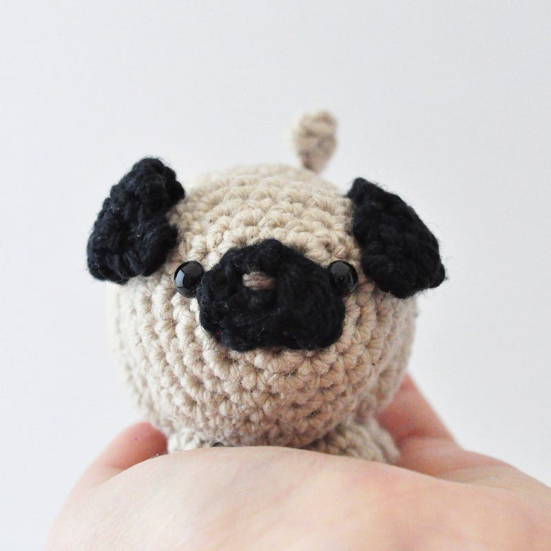 Crochet Pug - Etsy