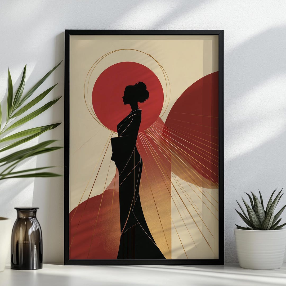 Amaterasu Goddess Canvas Art: Japanese Mythology Framed Print - Etsy