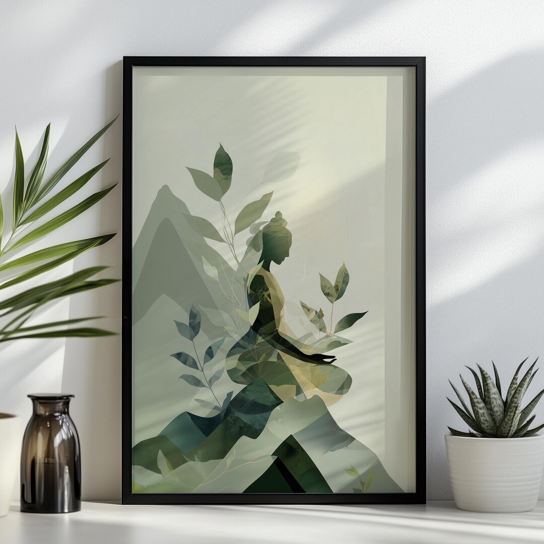 Green Tara Wall Art, Buddhist Goddess Poster for Meditation Space ...