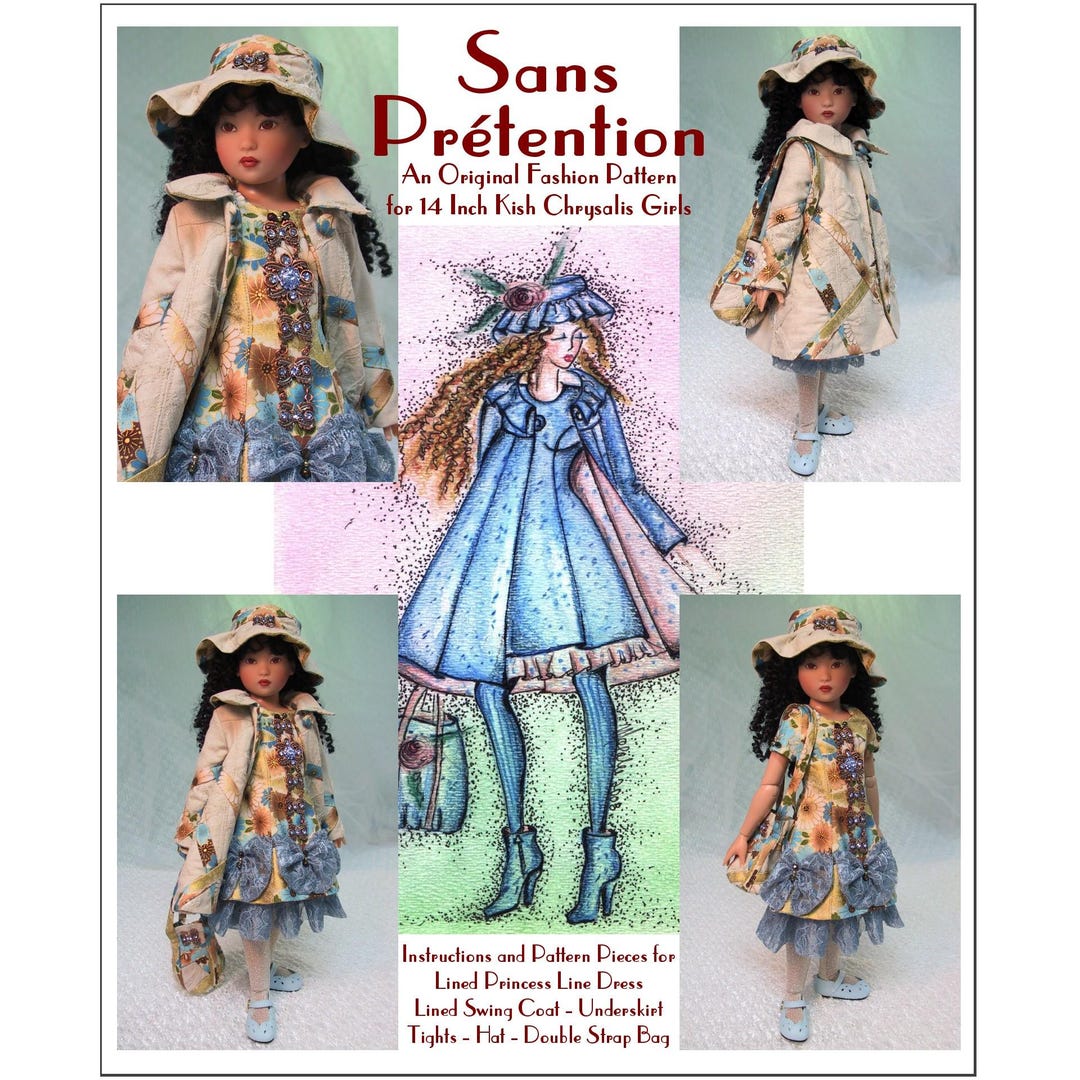 Magalie's "sans Prétention" Pattern for 14" Kish or Similar. "no ...