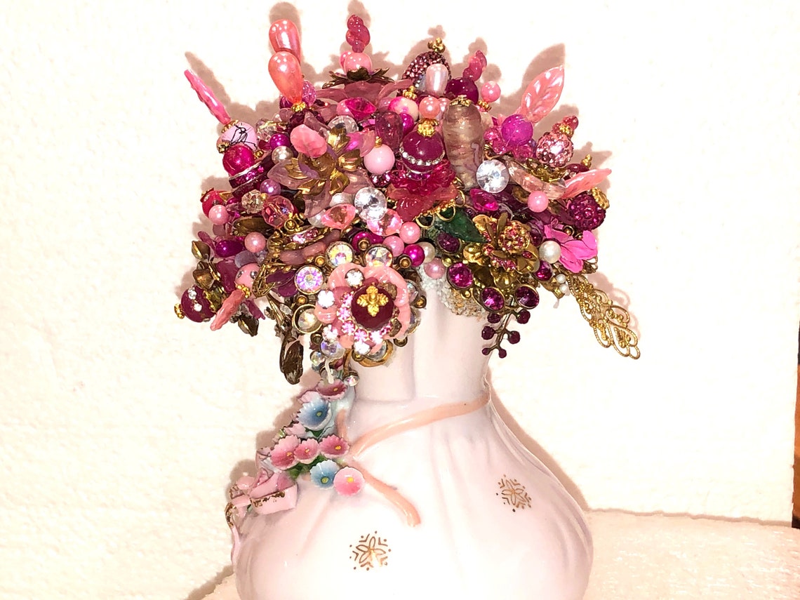 Sensational MINT 1950's Signed LEFTON Pink Vase W/high - Etsy