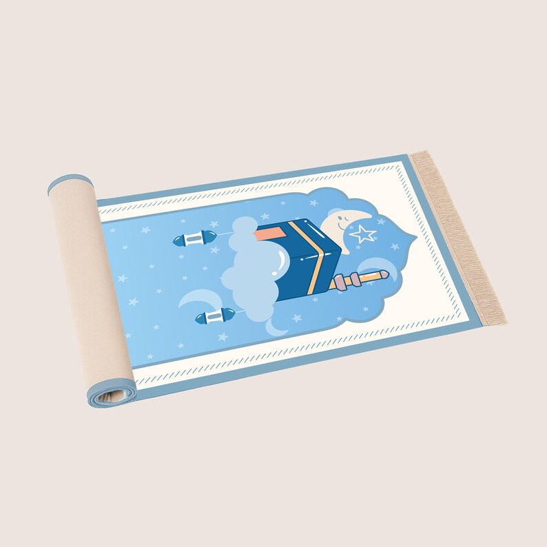 Kids Sponge Prayer Mat – Kaaba Design Islamic Salah Rug, Muslim Gift - Etsy