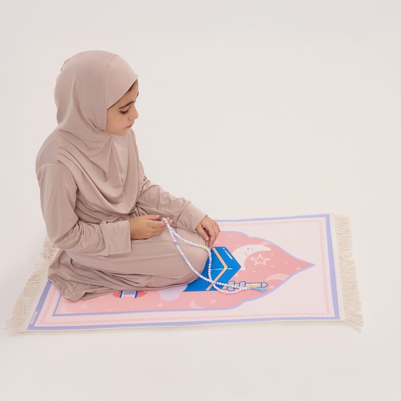 Kids Sponge Prayer Mat – Kaaba Design Islamic Salah Rug, Muslim Gift - Etsy