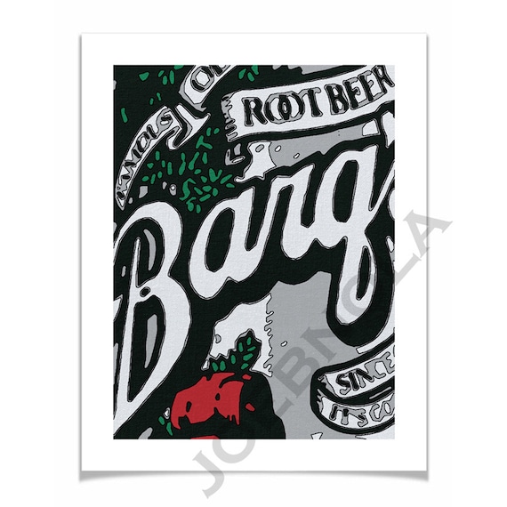 Items similar to New Orleans & Louisiana Root Beer Label Art Print ...