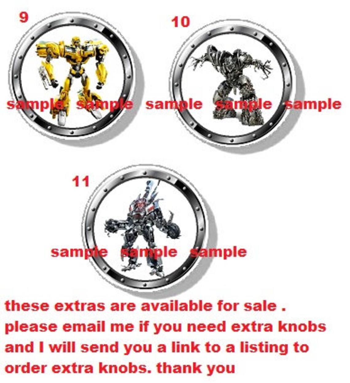 8 TRANSFORMERS Steel Look Border Boys Kids Dresser Drawer - Etsy