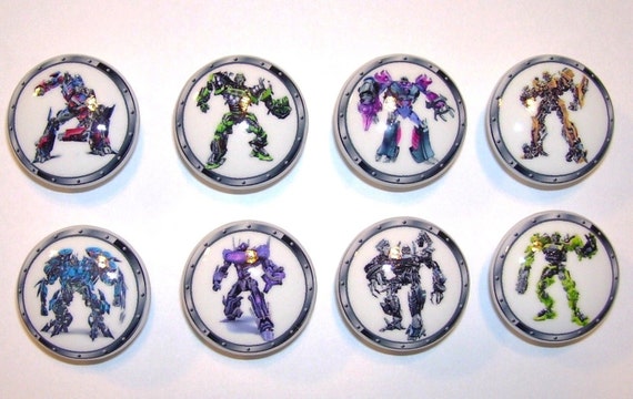 8 TRANSFORMERS Steel Look Border Boys Kids Dresser Drawer - Etsy