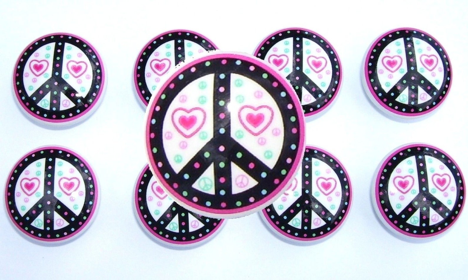 8 PEACE SIGN Brown OR Black Your Choice. Mtm Bedding Set Kids - Etsy