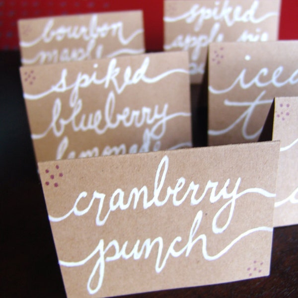 Hand Lettered Menu - Etsy