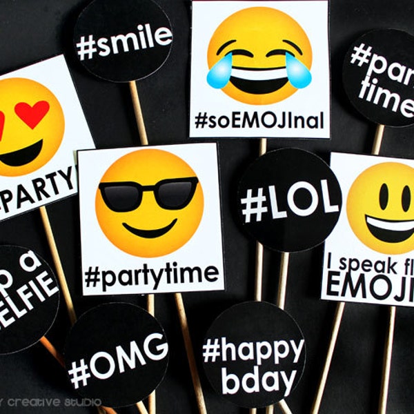 Emoji Photo Booth - Etsy