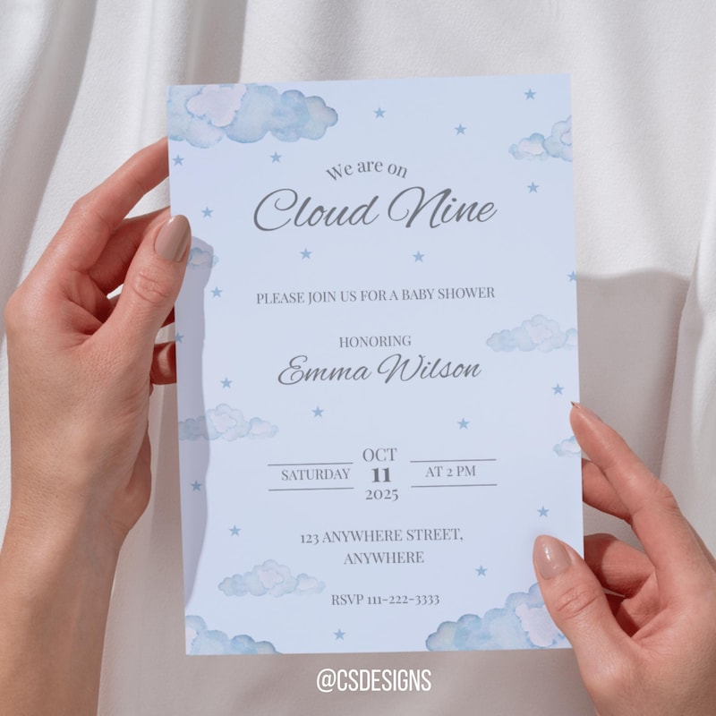Cloud Theme Baby Shower - Etsy