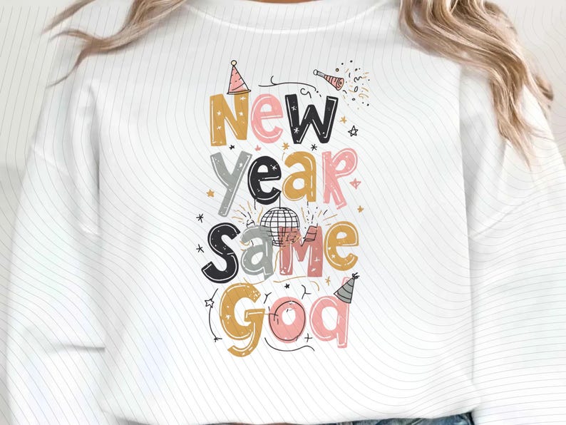 New Year Same God Doodle PNG, Celebration Design (digital Download) - Etsy
