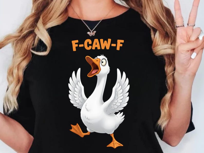 Funny Screaming Goose Meme PNG: Farm Animal Clipart (digital Download ...