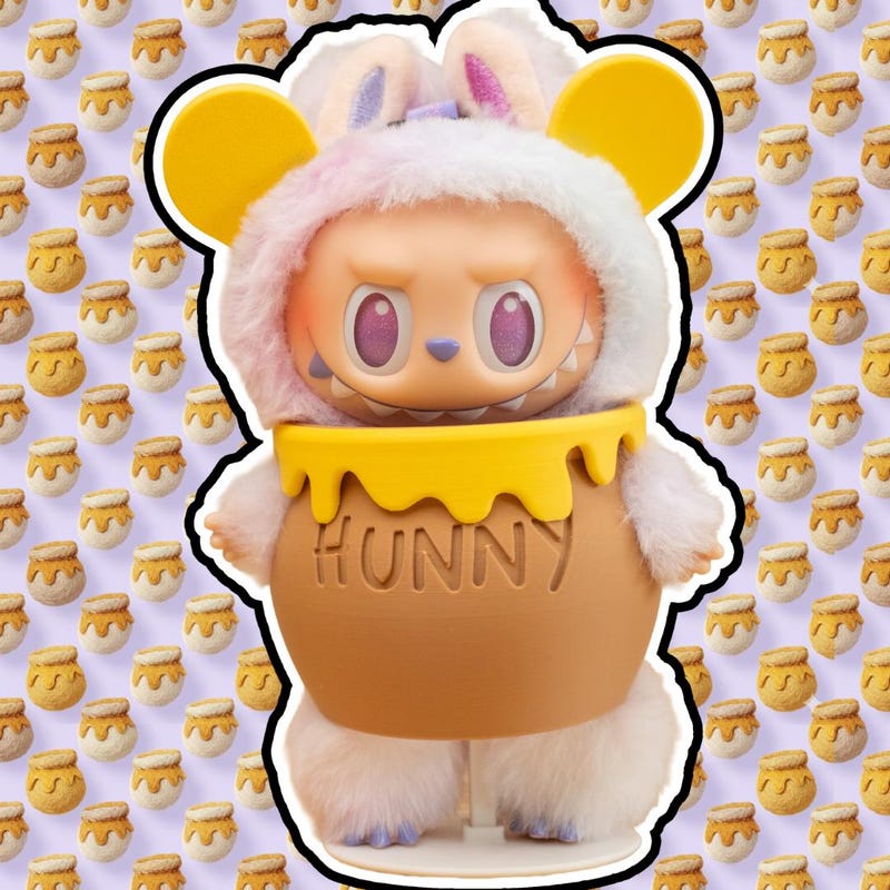 Labubu Winnie the Pooh - Etsy