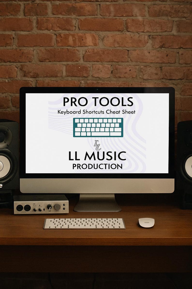 Pro Tools Keyboard Shortcut Cheat Sheet - Etsy
