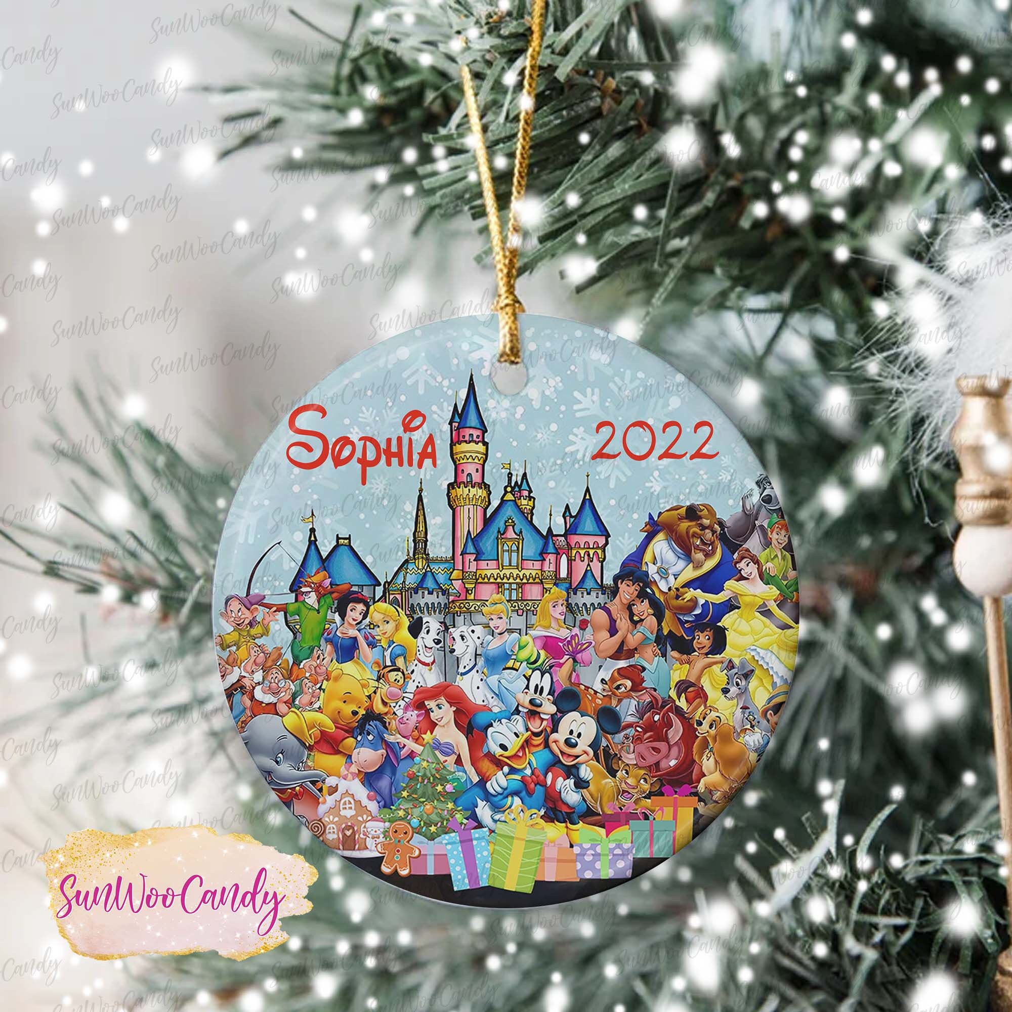 Personalized Disney Character Ceramic Ornament sold by Indranil Gupta ...
