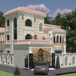 Custom 3D House Exterior Design Rendering: Digital Home Design - Etsy