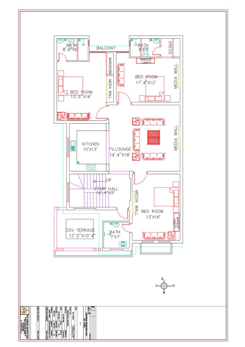 Custom Floor Plan Design: Architectural Layout (PDF & DWG Digital ...
