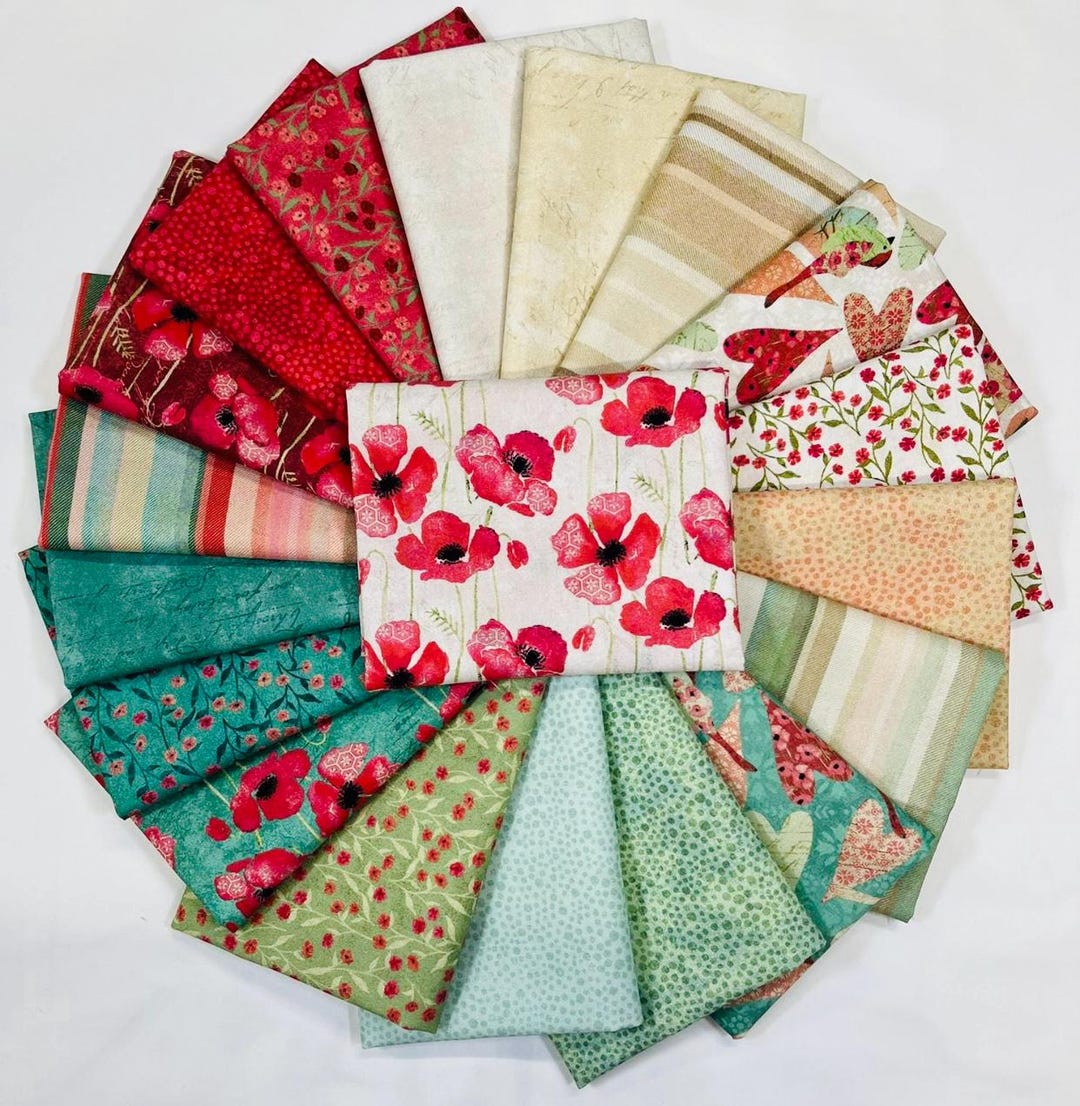 5-inch Stacker, Poppy by Windham Fabrics, Cotton - Etsy