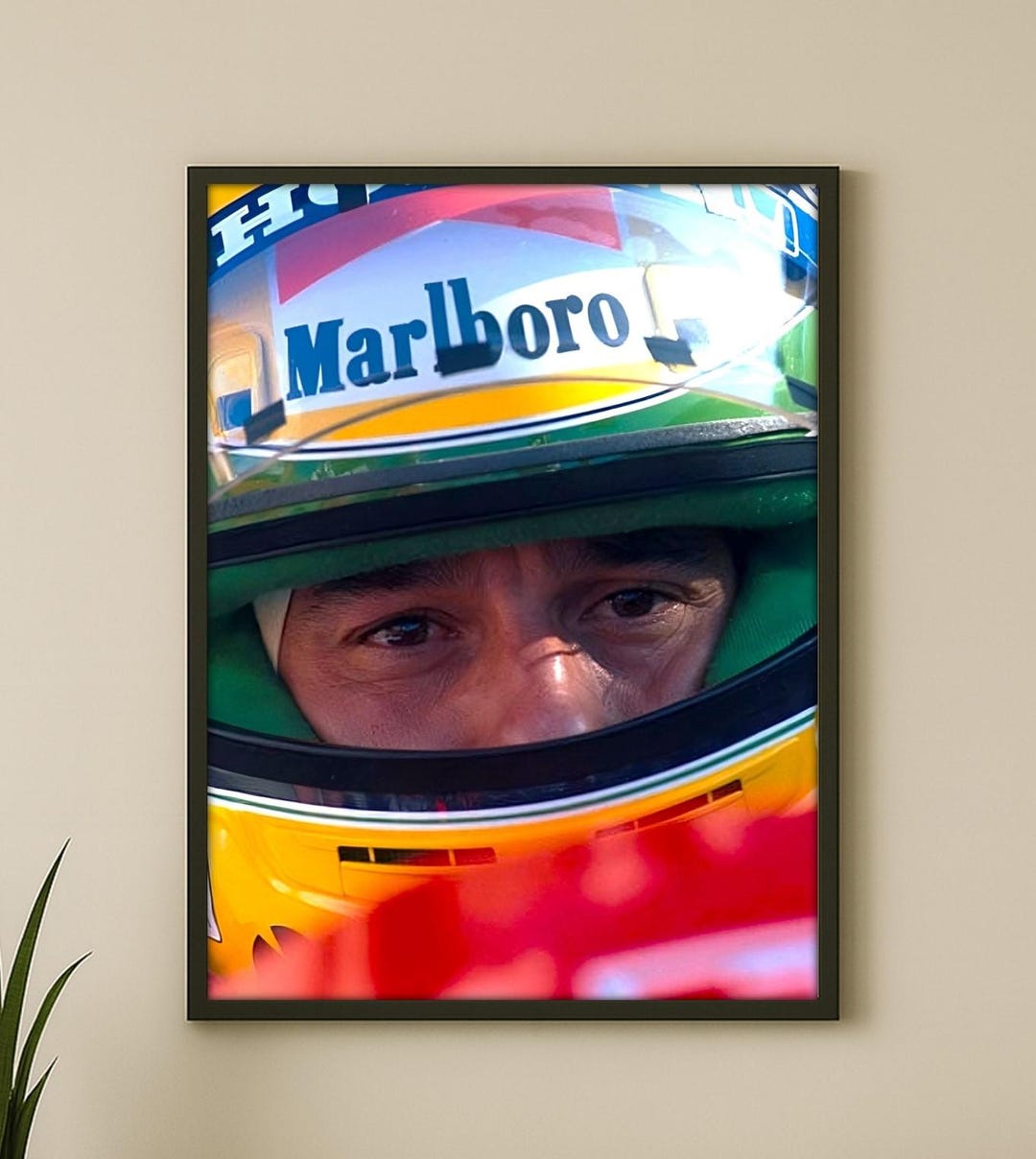 Ayrton Senna Eyes: Formula 1 Racing Art Print (digital Download) - Etsy