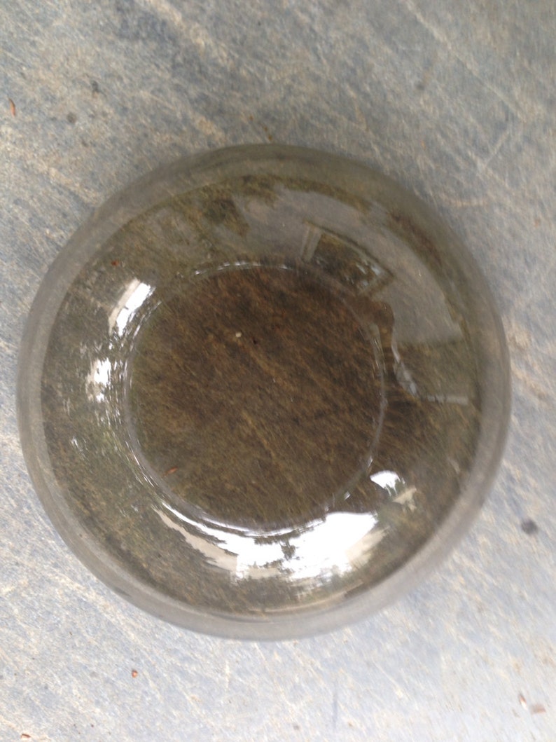 Concave Glass Bowl Mid Century - Etsy