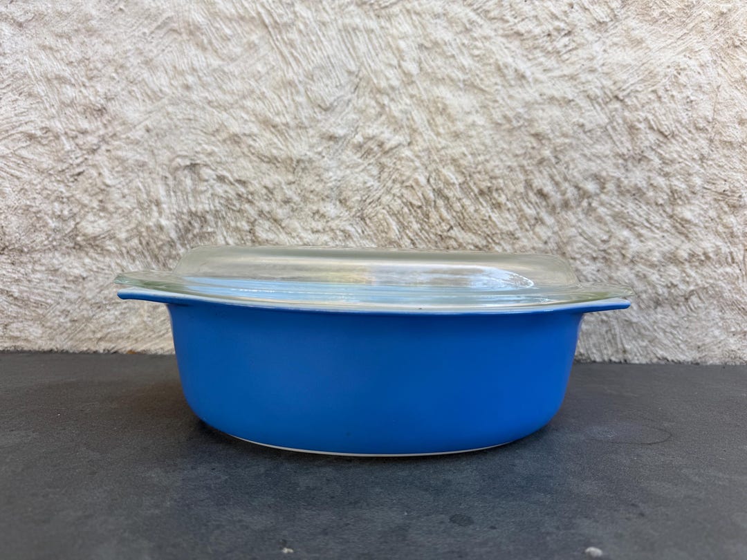 Pyrex 045 Holland Blue Covered Casserole Baking Dish - Etsy