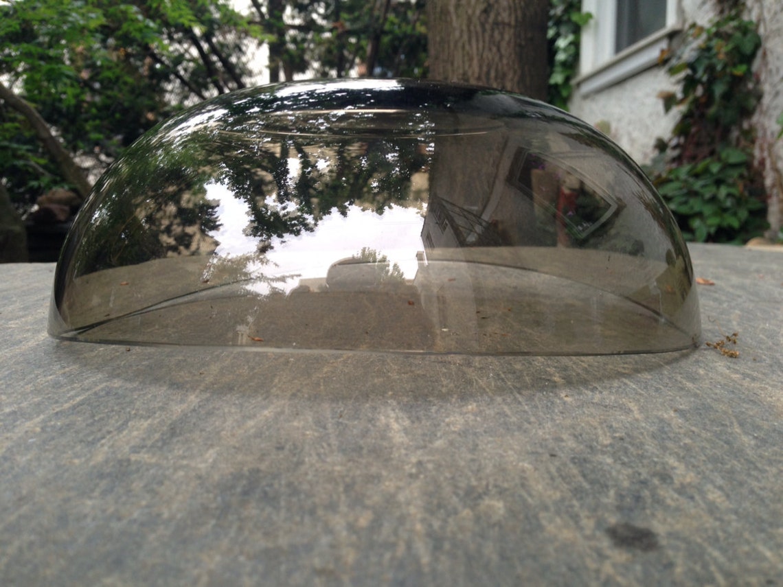 Concave Glass Bowl Mid Century - Etsy