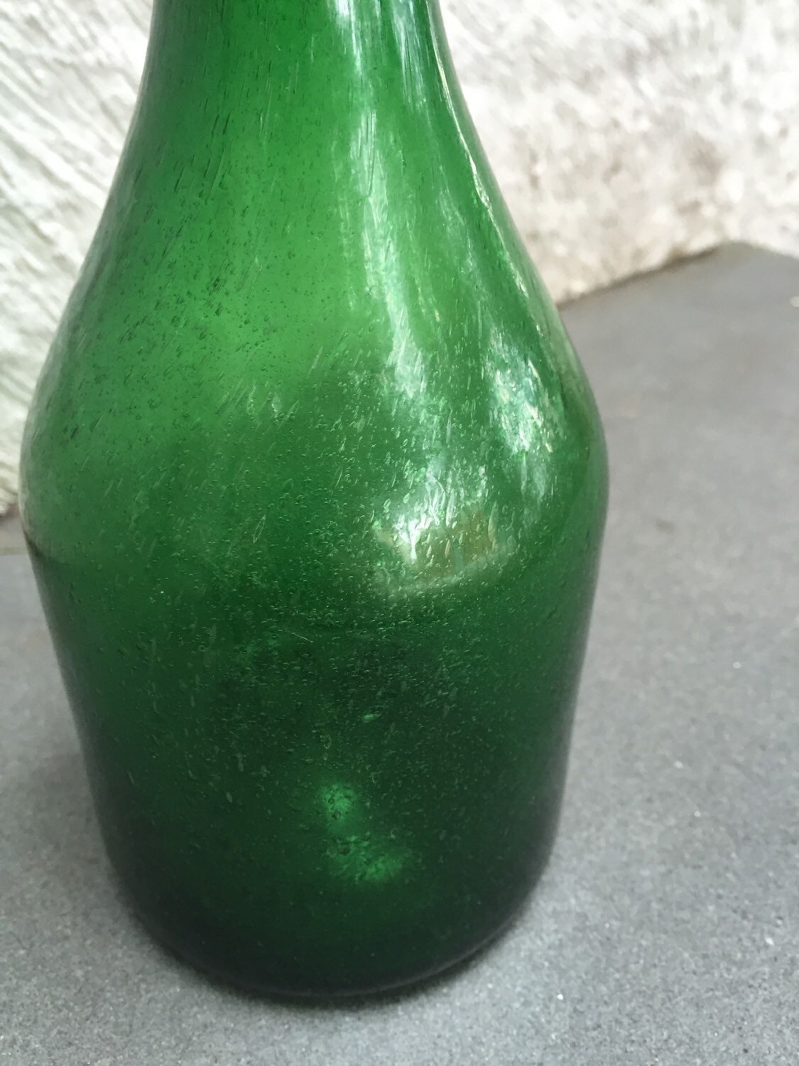 Handblown Glass Bottle - Etsy