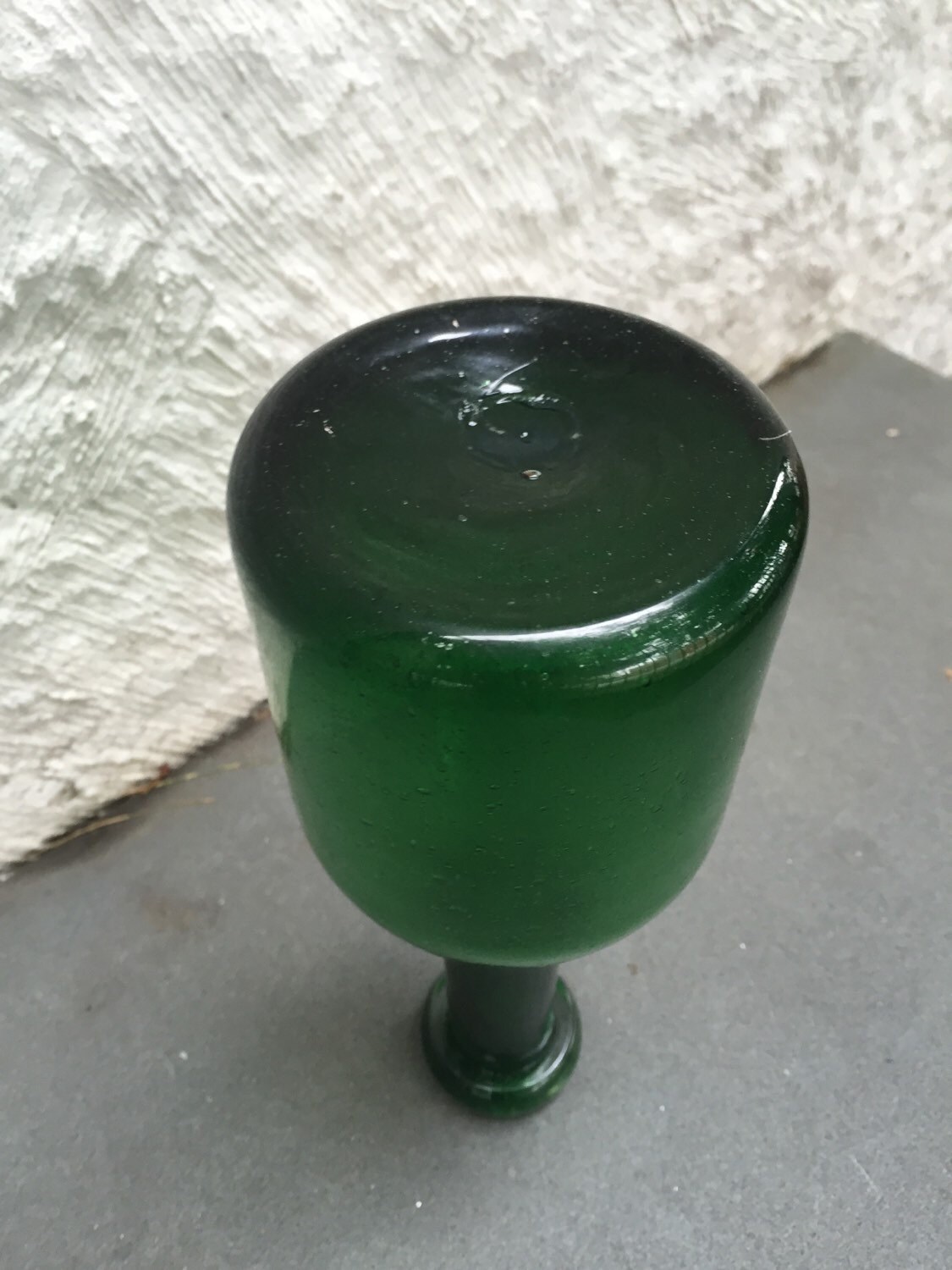 Handblown Glass Bottle - Etsy