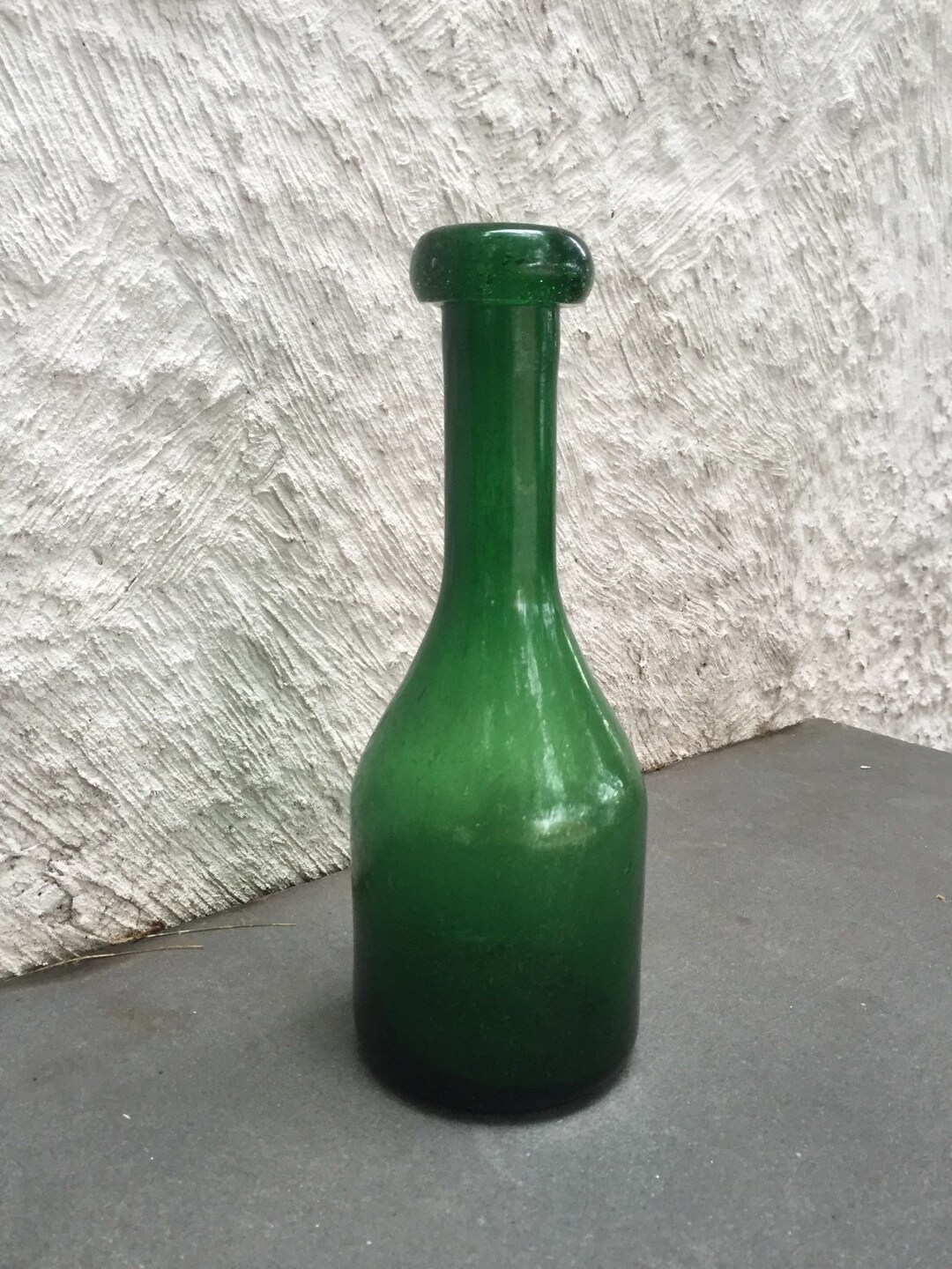 Handblown Glass Bottle - Etsy