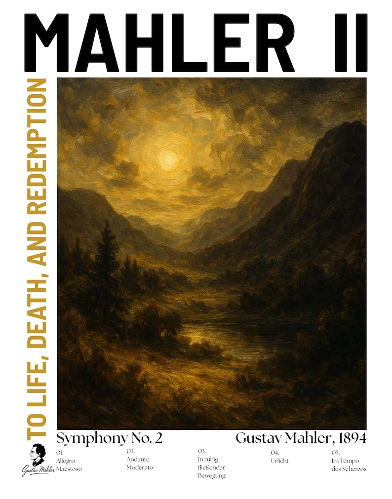 Mahler Symphony No. 2 Wall Art – to Life, Death, and Redemption ...