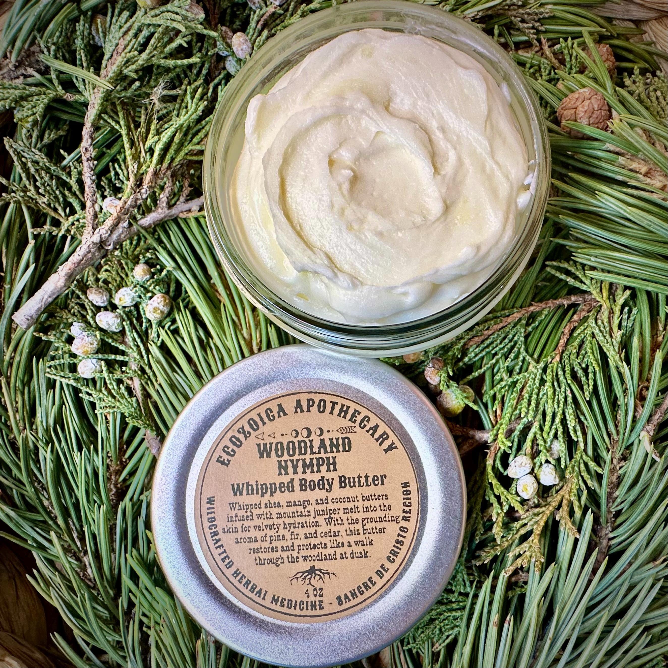 Woodland Whipped Body Butter: Pine, Juniper & Fir - 4oz Glass Jar - Etsy