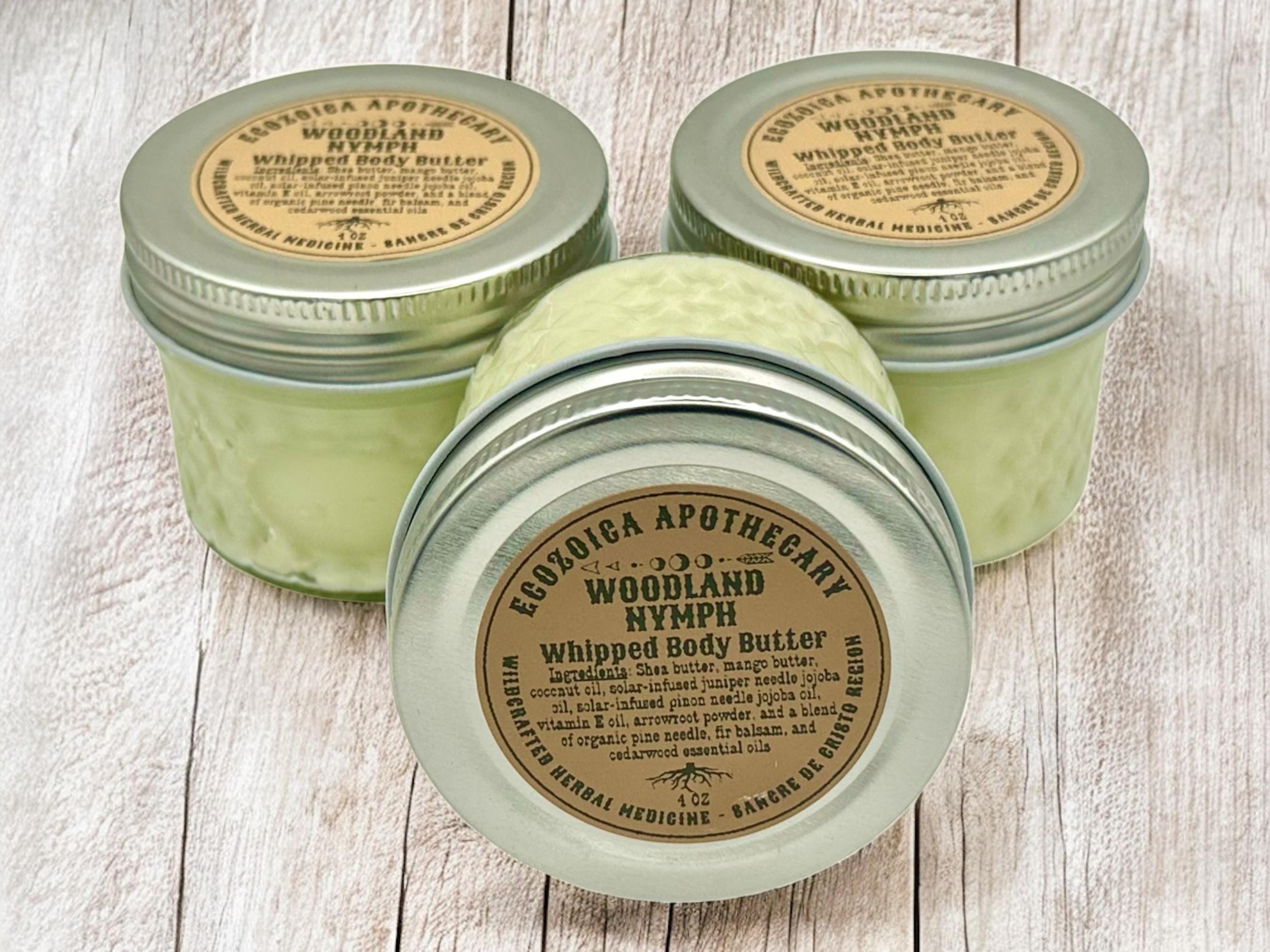 Woodland Whipped Body Butter: Pine, Juniper & Fir - 4oz Glass Jar - Etsy