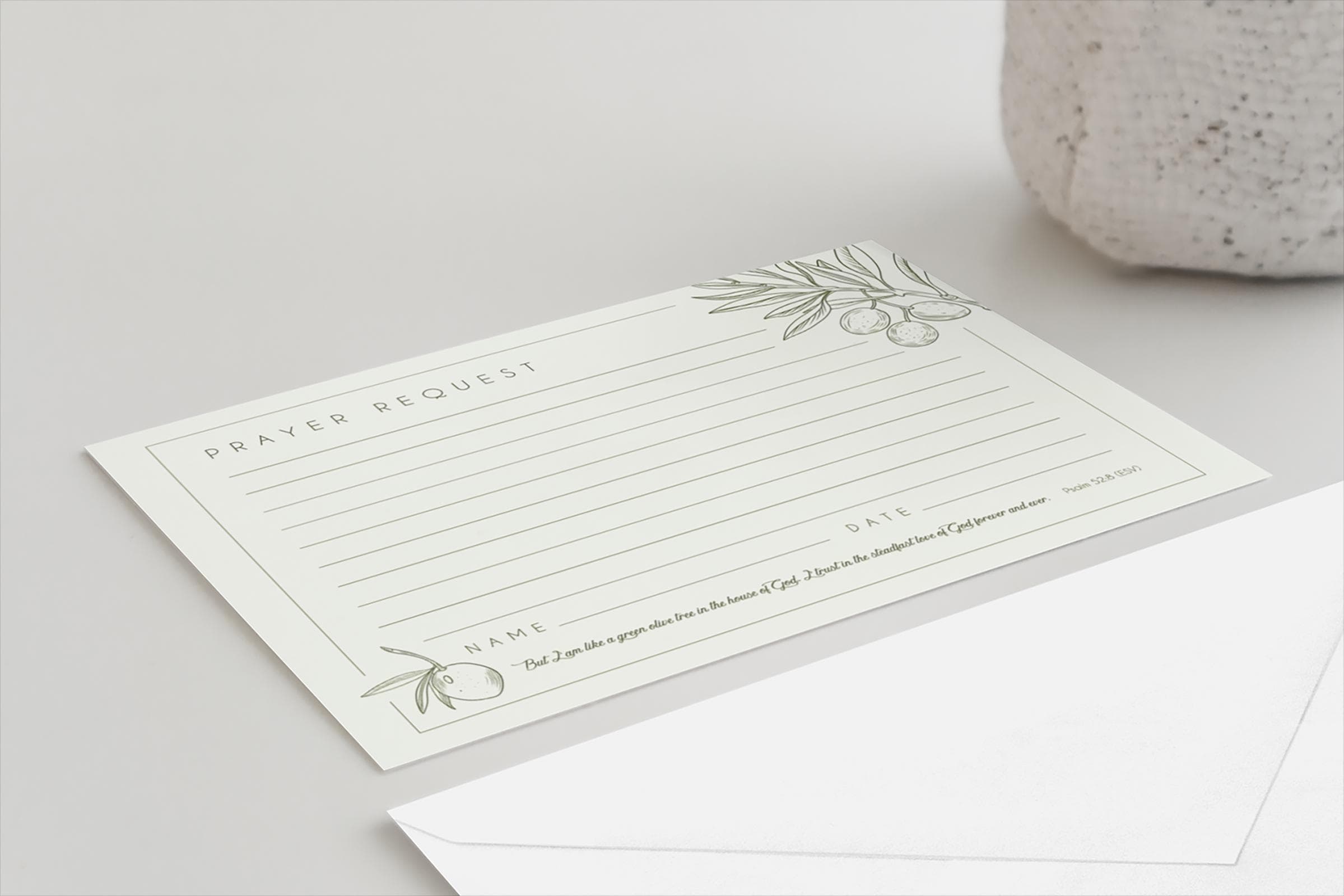 Elegant Prayer Request Cards | Double-sided Christian Stationery With ...