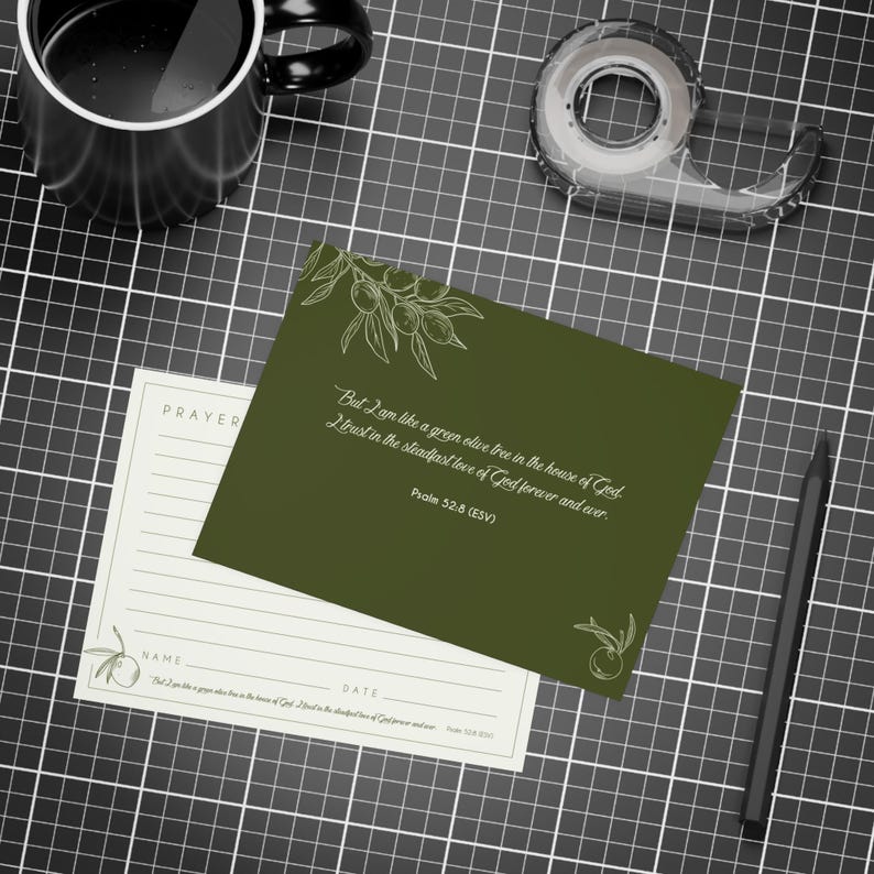Elegant Prayer Request Cards | Double-sided Christian Stationery With ...