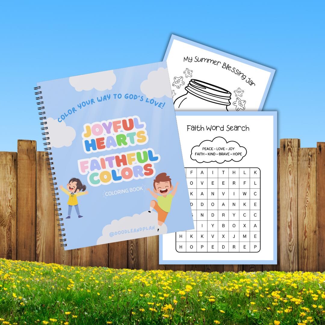 Christian Coloring Pages for Kids Printable Scripture Reflection Notes ...