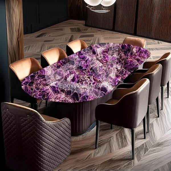 Amethyst Table - Etsy