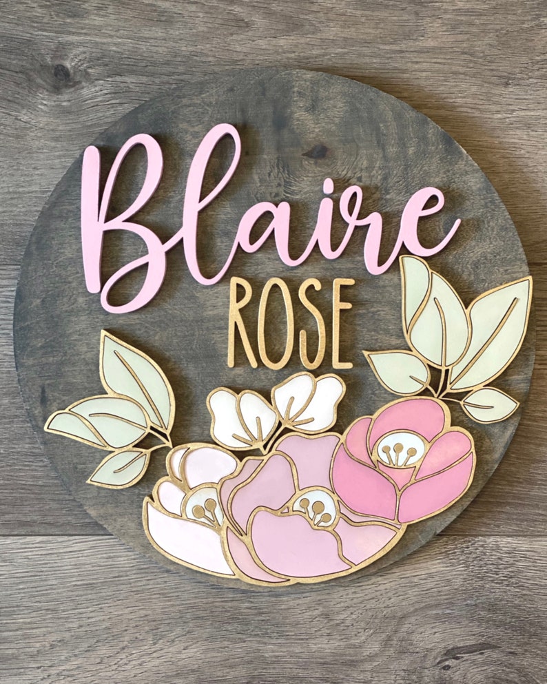 Instant Digital Download- Poppy Inspired Floral Svg File, Round Sign ...