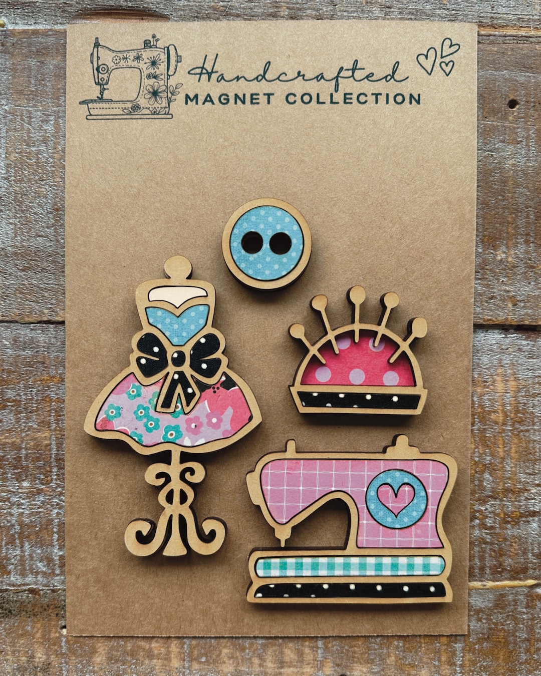 Instant Digital Download - Sewing Themed Magnet Set, Glowforge Ready ...