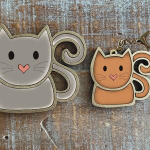 Instant Digital Download - Cat Magnet and Keychain Svg File, Laser ...