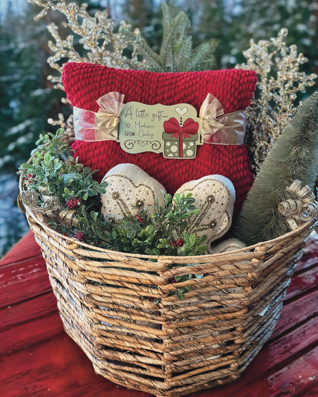 Instant Digital Download - Laser Ready Blanket Tag, Gift Tag, Glowforge ...