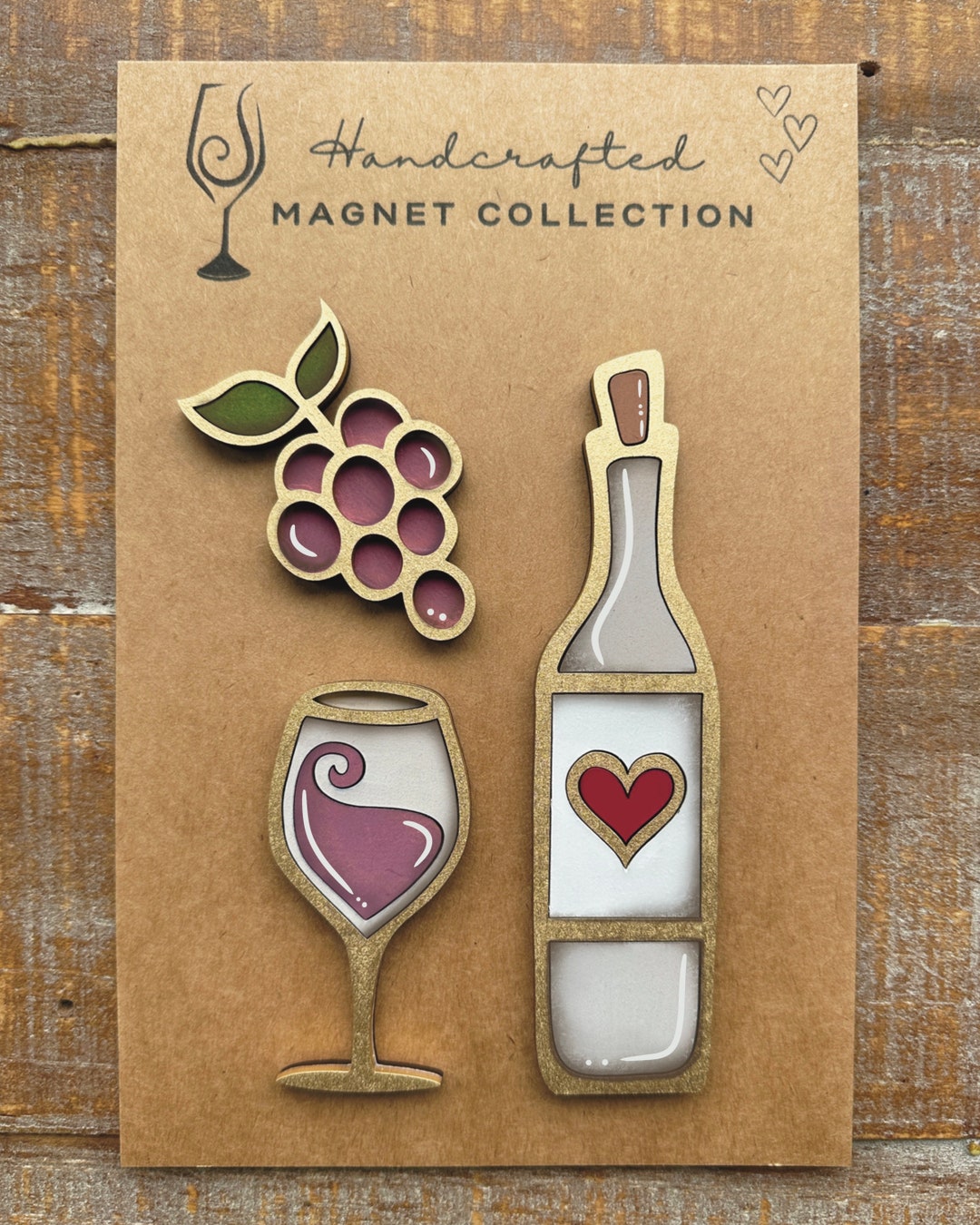 Instant Digital Download - Wine-themed Magnet Collection SVG File ...
