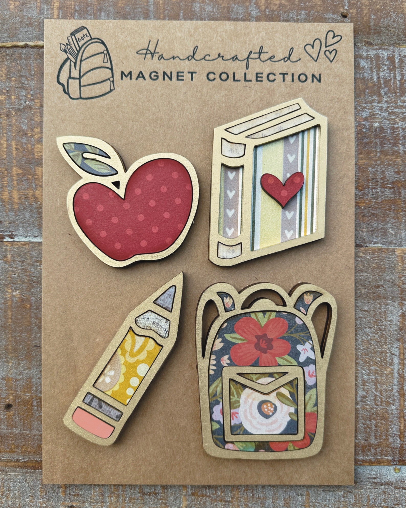Instant Digital Download - School Themed Magnet Set, Glowforge Ready ...