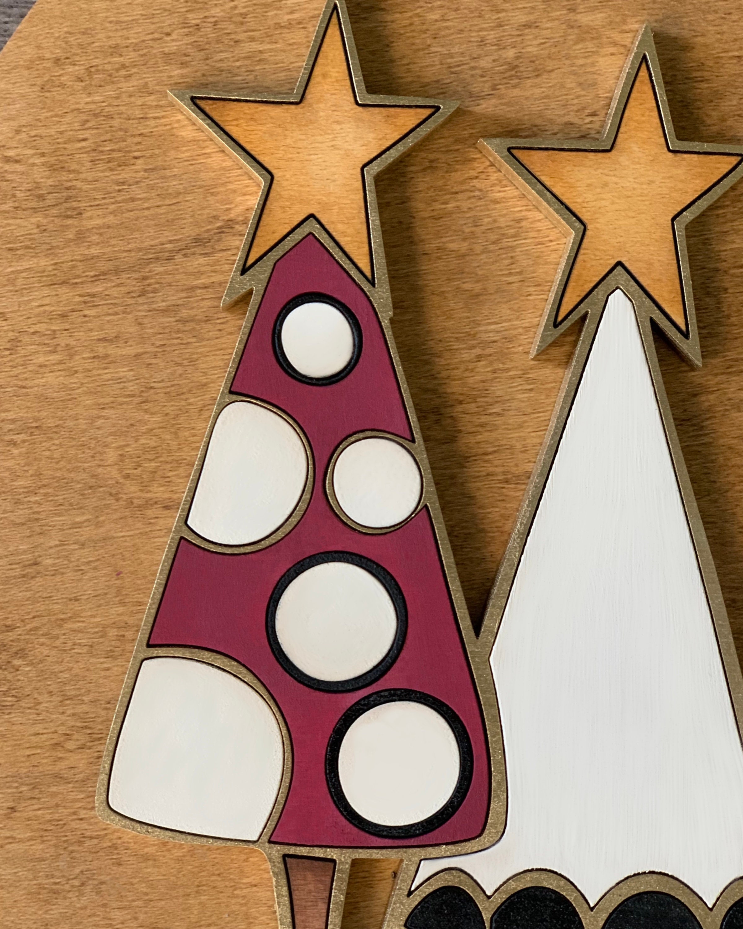 Instant Digital Download Whimsical Trees Round Sign Svg File - Etsy