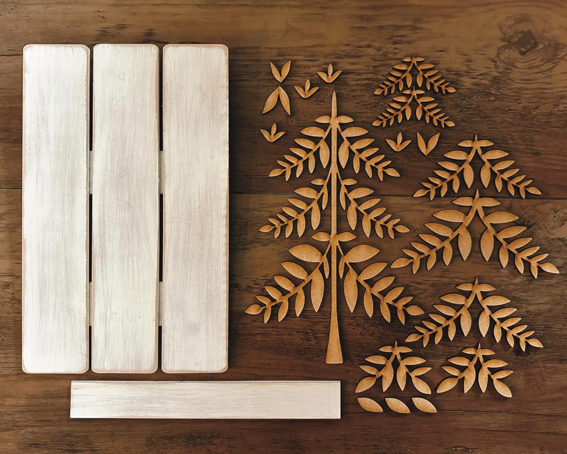 Instant Digital Download - Farmhouse Style Tree Sign, Laser Cut File ...